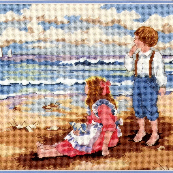 Beach Needlepoint - Etsy
