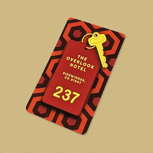 The Shining Overlook Hotel Key Fob Room No. 237 Gold Foil Tarot ...