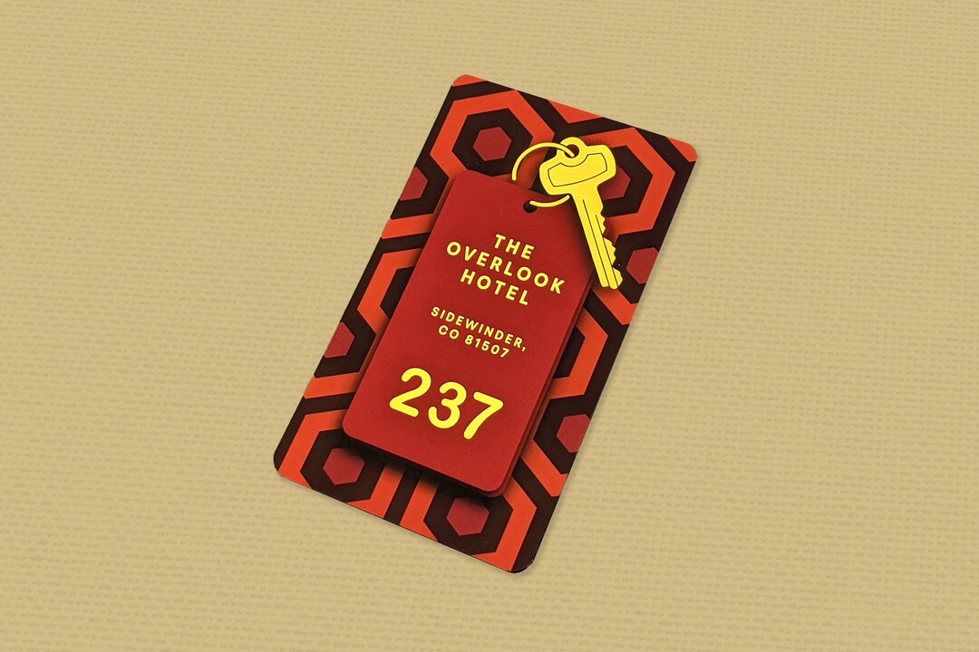 The Shining Overlook Hotel Key Fob Room No. 237 Gold Foil Tarot ...
