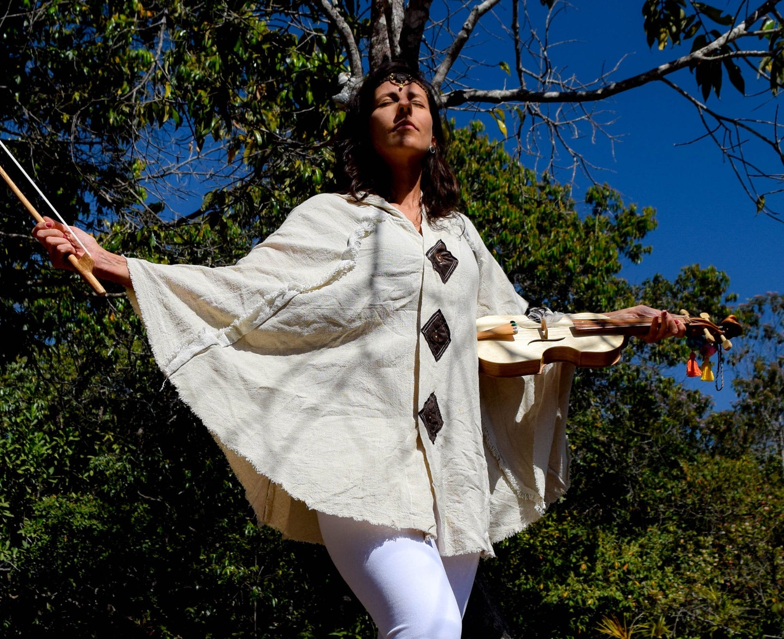 Hooded Cotton Cape. Tribal Elven Cloak. Handmade - Etsy