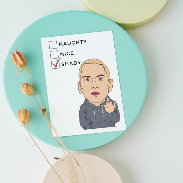Eminem Birthday Card - Etsy