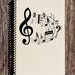Music Spiral Notebook Music Journal Music of the Heart Gift for Music ...