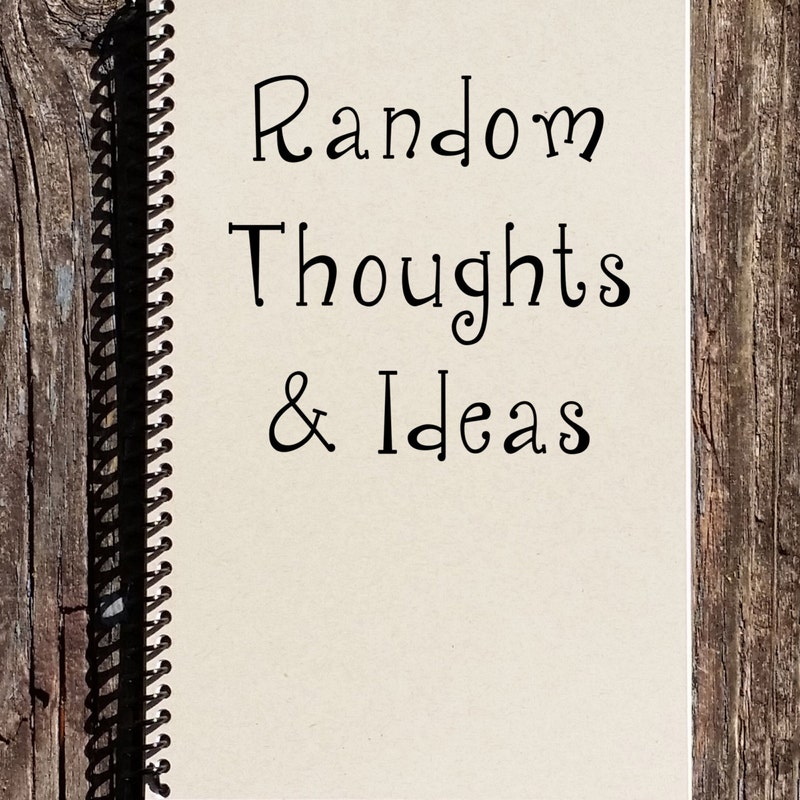 Thoughts Notebook - Etsy