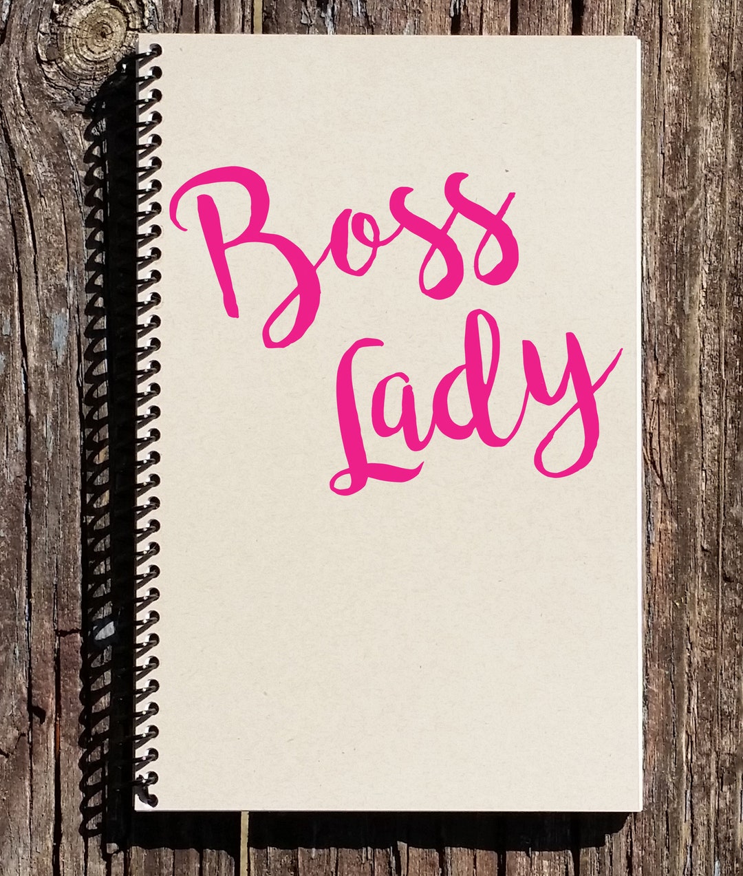 Boss Lady Spiral Notebook - Boss Lady Journal - Gift for Boss ...
