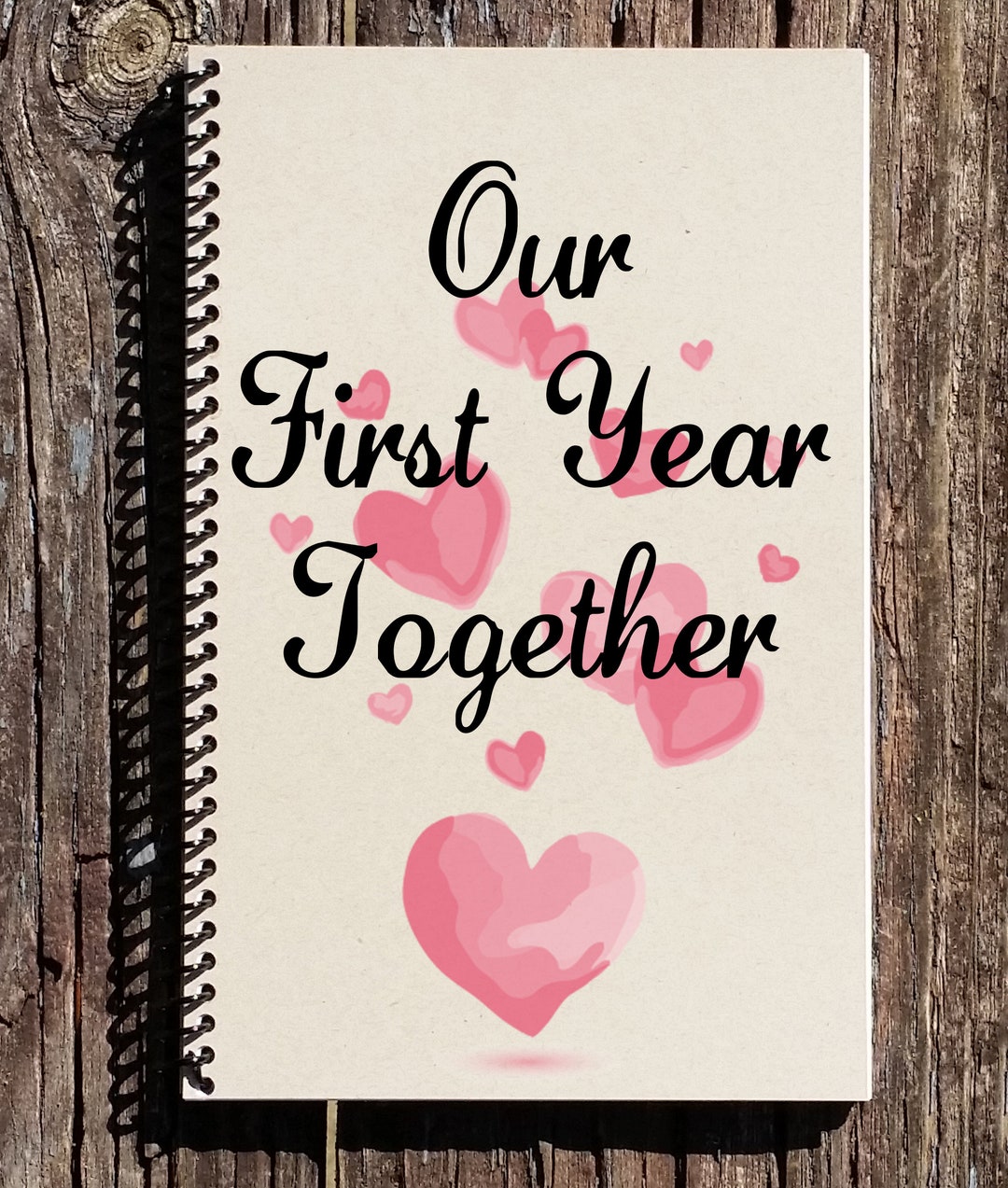 Our First Year Journal - Love and Romance - 1st Anniversary - Newlyweds ...