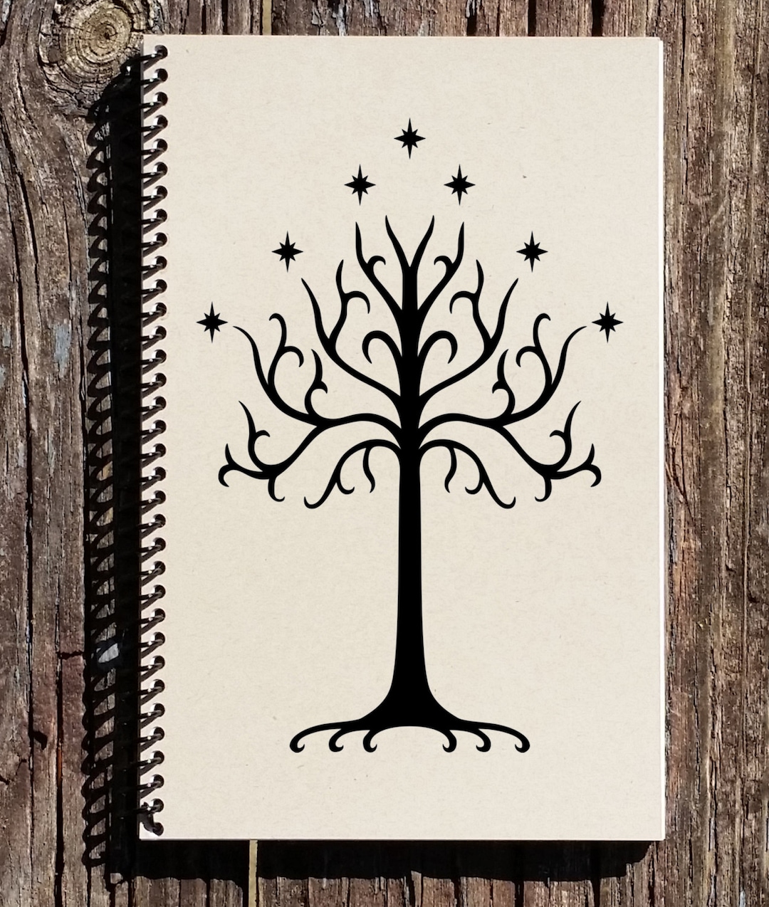 LOTR Tree of Gondor - Tree of Gondor Spiral Notebook - Lord of the ...