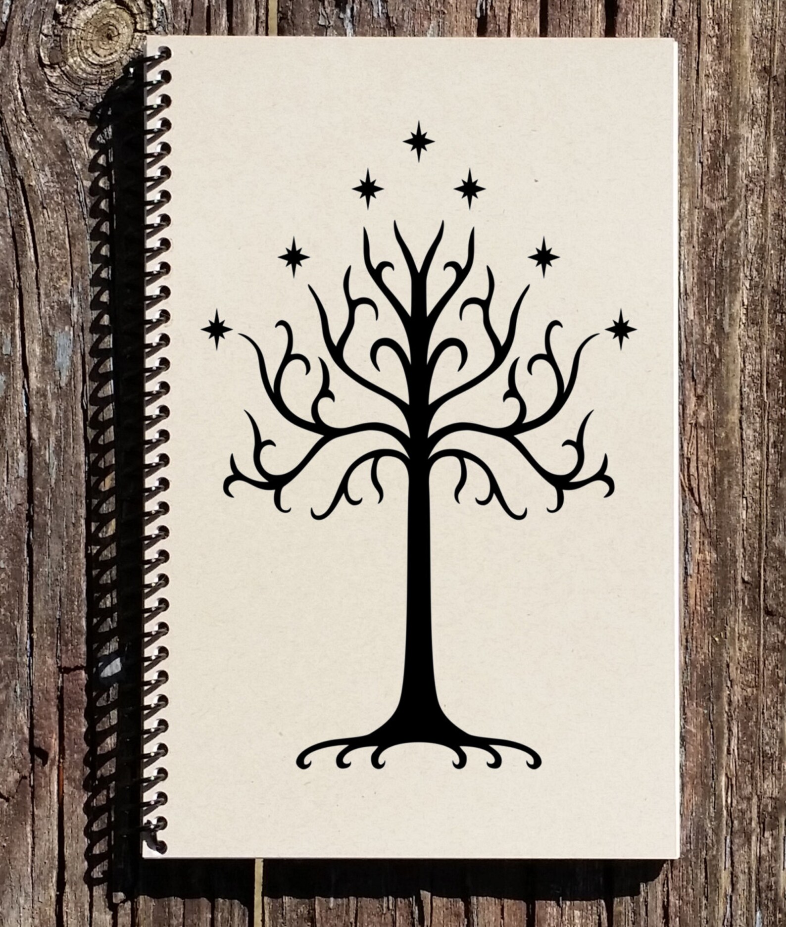 LOTR Tree of Gondor - Tree of Gondor Spiral Notebook - Lord of the ...