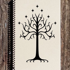 LOTR Tree of Gondor - Tree of Gondor Spiral Notebook - Lord of the ...