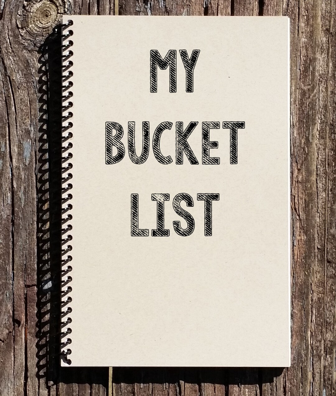 My Bucket List - Bucket List Spiral Notebook - Bucket List Journal ...