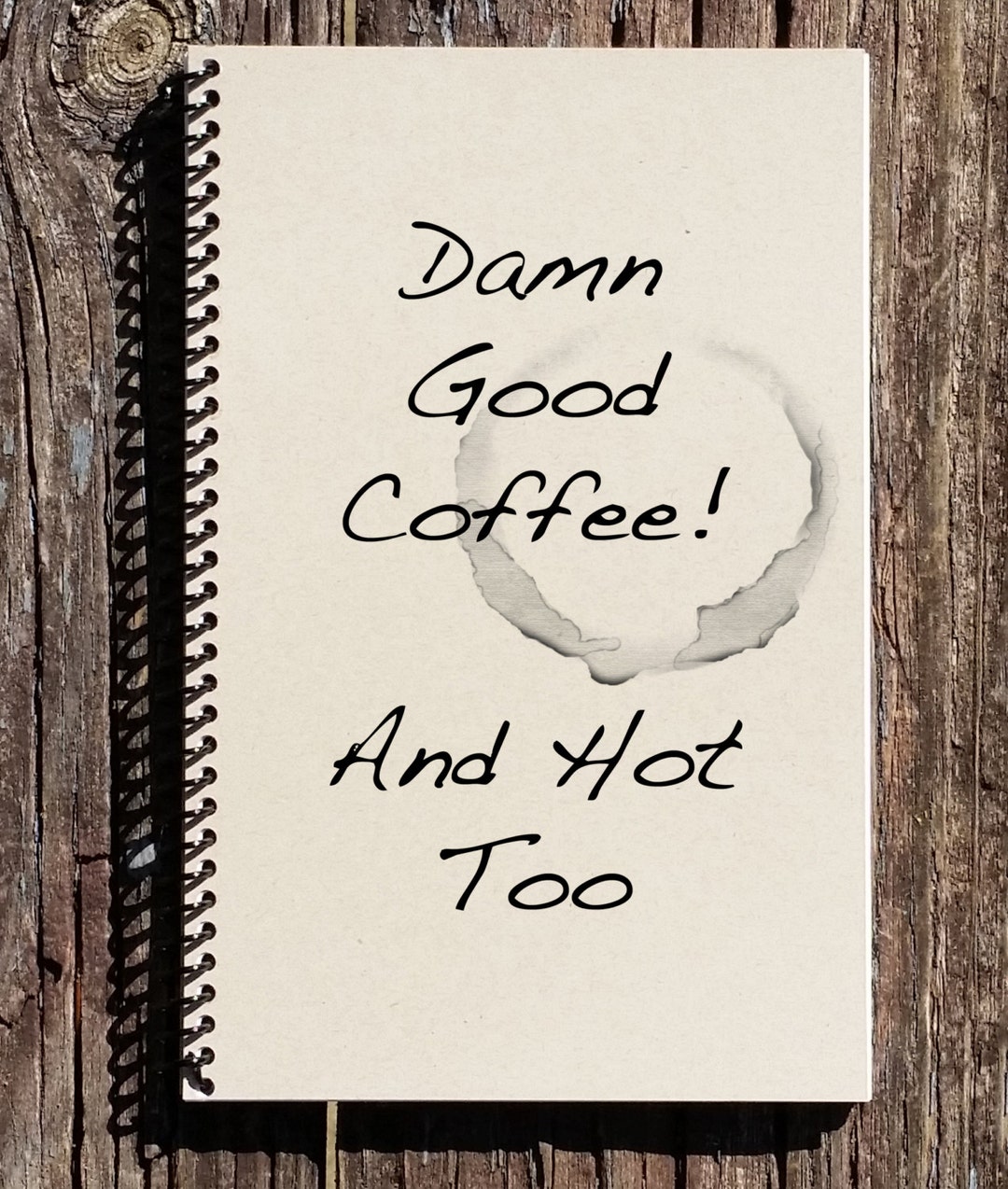 Twin Peaks Inspired Spiral Notebook: Damn Good Coffee Journal - Etsy
