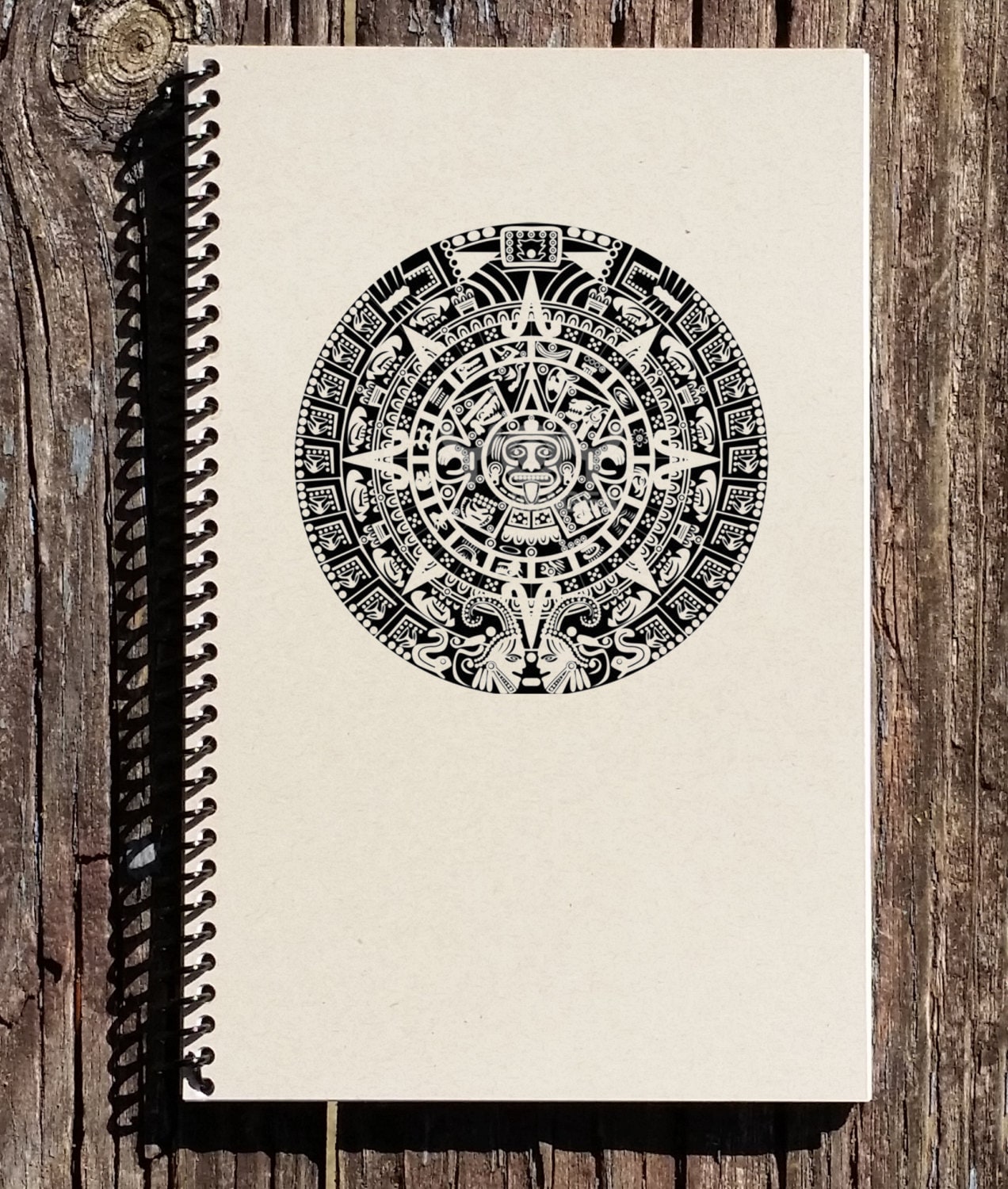 Mayan Calendar Journal Aztec Calendar Notebook Aztec | Etsy