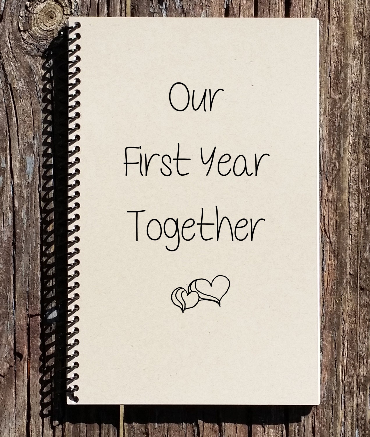 Our First Year Journal Love and Romance 1st Anniversary - Etsy