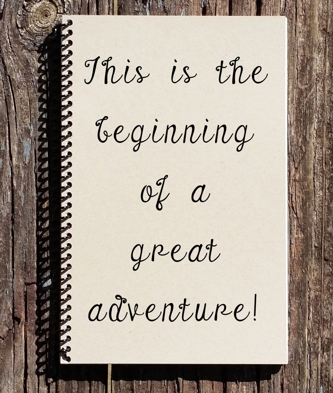 Adventure Spiral Notebook: Recycled Kraft Paper Journal - Etsy