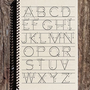 Alphabet Journal Teacher Journal Alphabet Spiral Notebook - Etsy