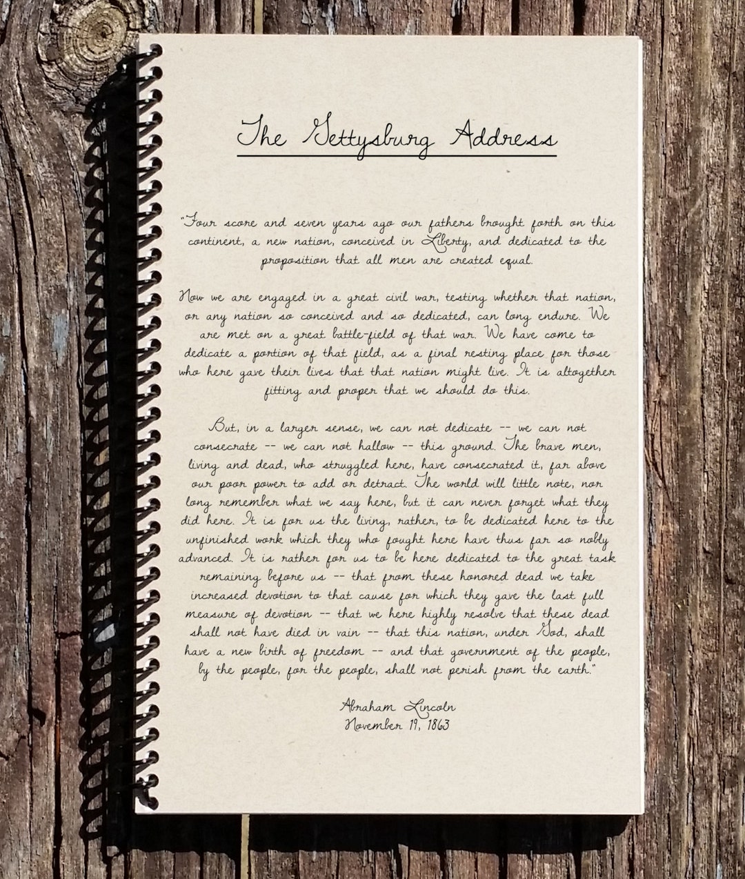 The Gettysburg Address - American History - History Journal - History ...