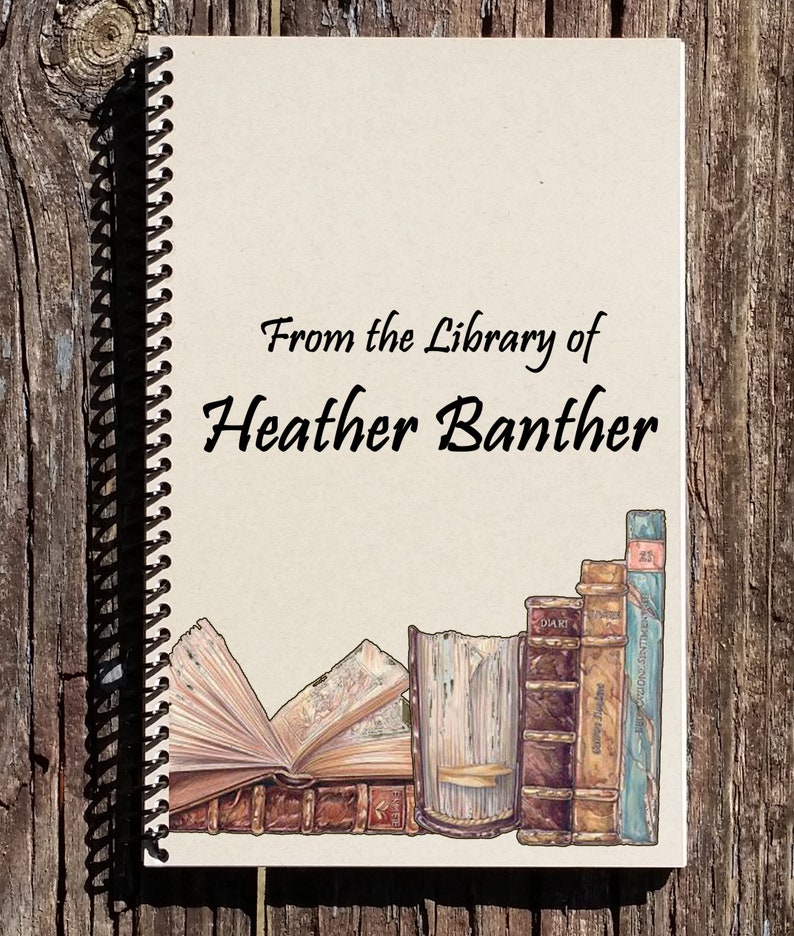 Library Books Spiral Notebook Library Books Journal - Etsy