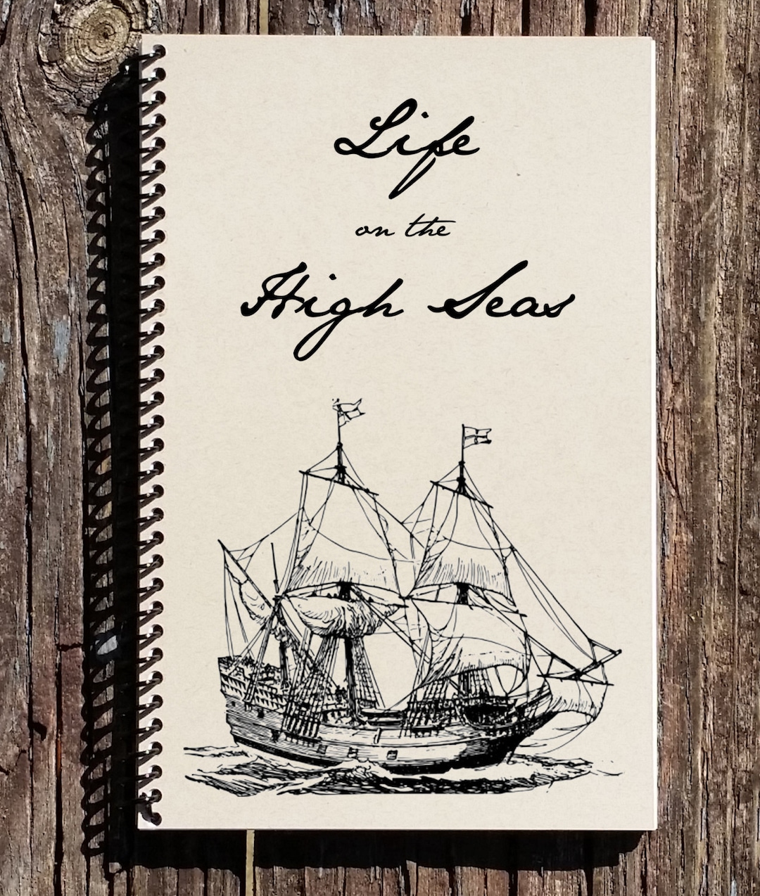 Pirate Ship Spiral Notebook: High Seas Journal - Etsy