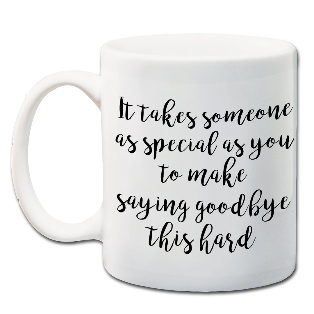 Goodbye Mug: 11 Oz Ceramic Leaving Gift - Etsy