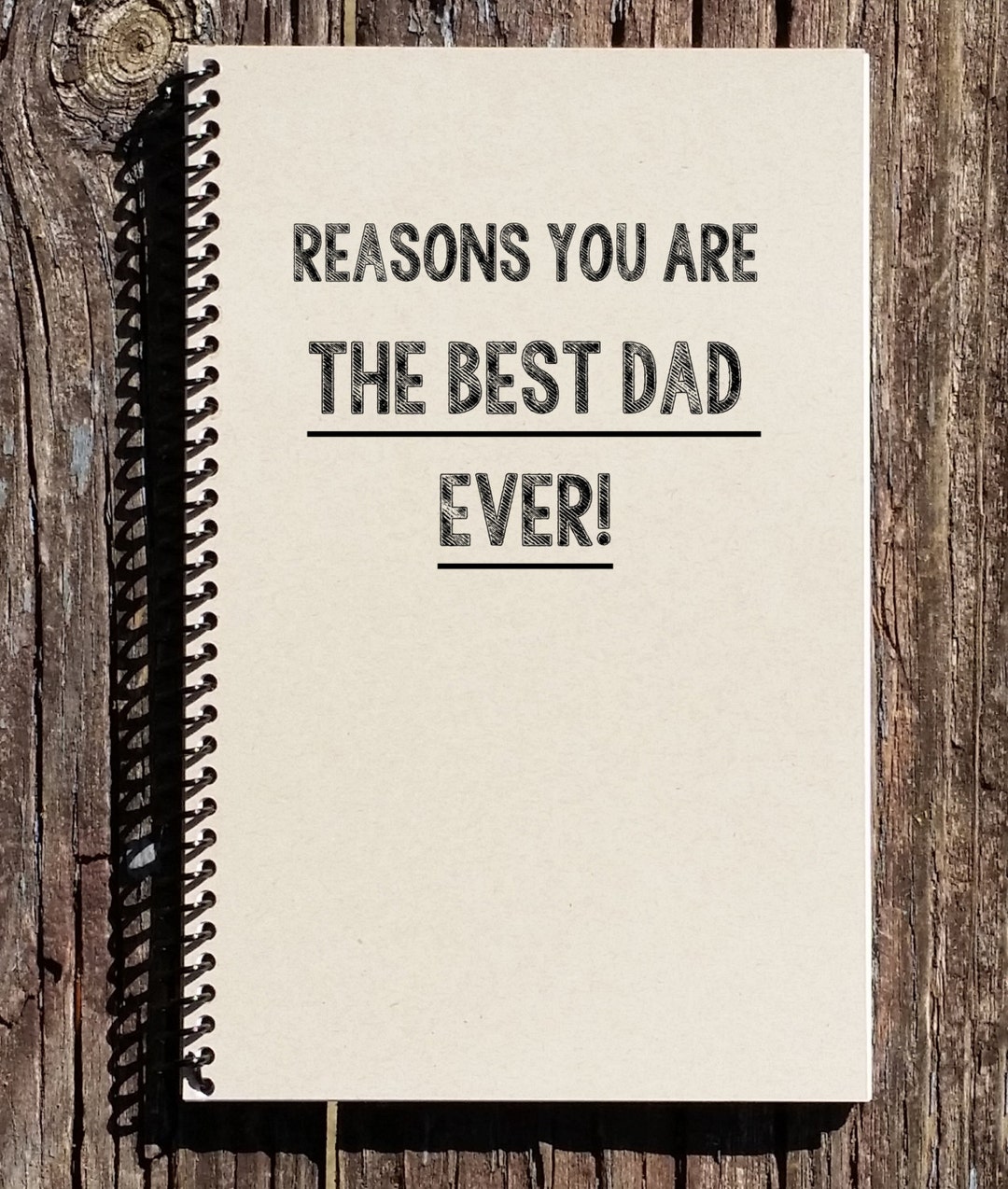 Best Dad Journal - Best Dad Spiral Notebook - Fathers Day Gifts - Dad ...