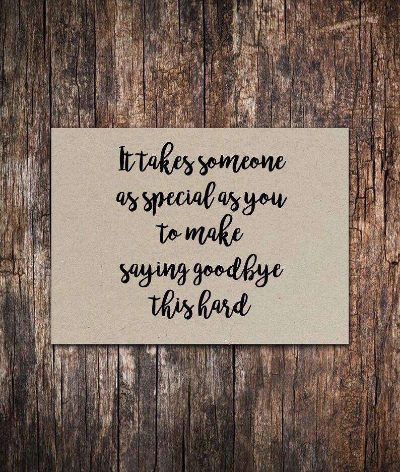 Goodbye Notecards Set of 10 5.5 X 4.25 Note Cards Moving Away Gift ...