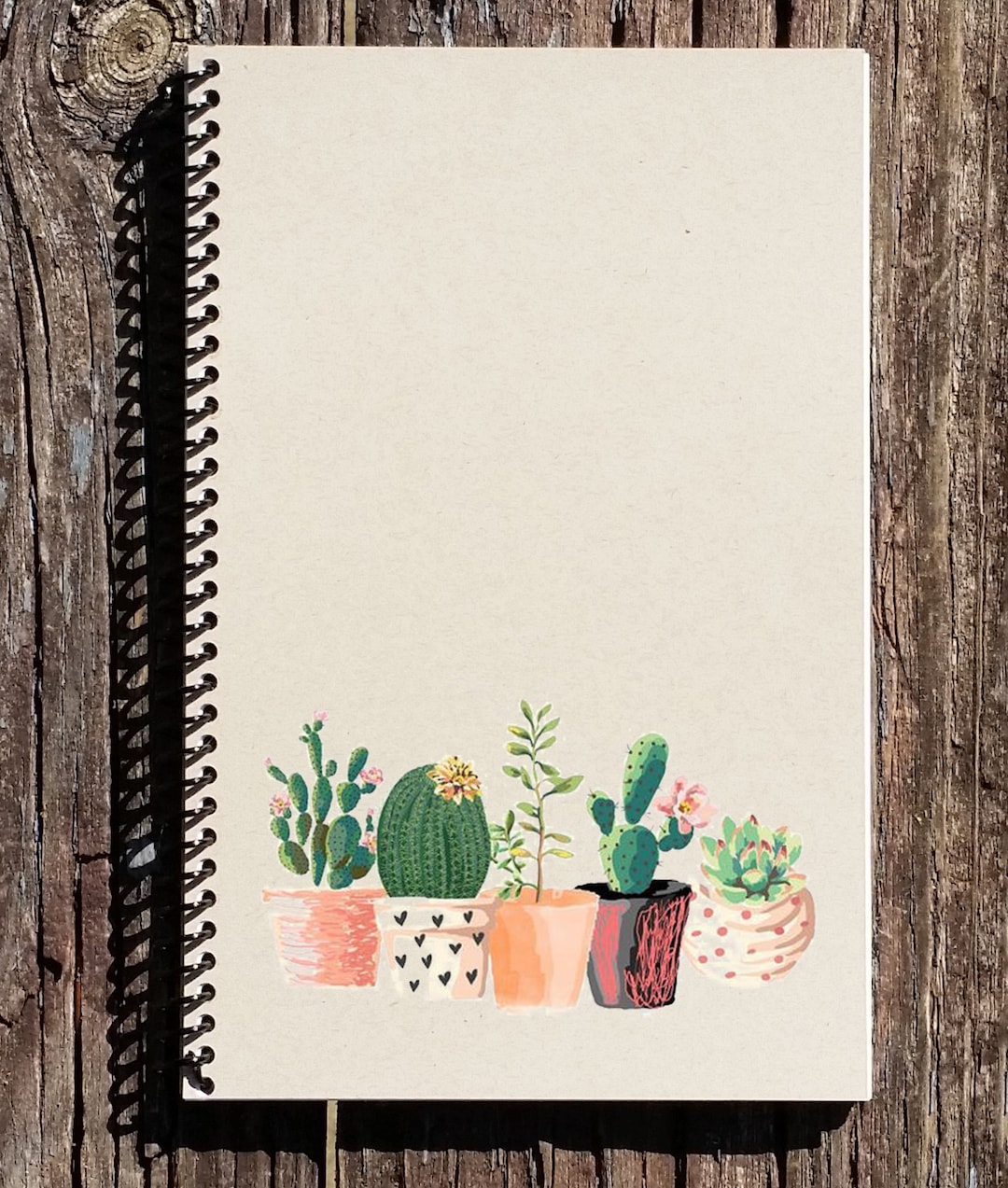 Succulents Notebook - Succulents Journal - 5.5x8.5 Notebook - 80 Pages ...