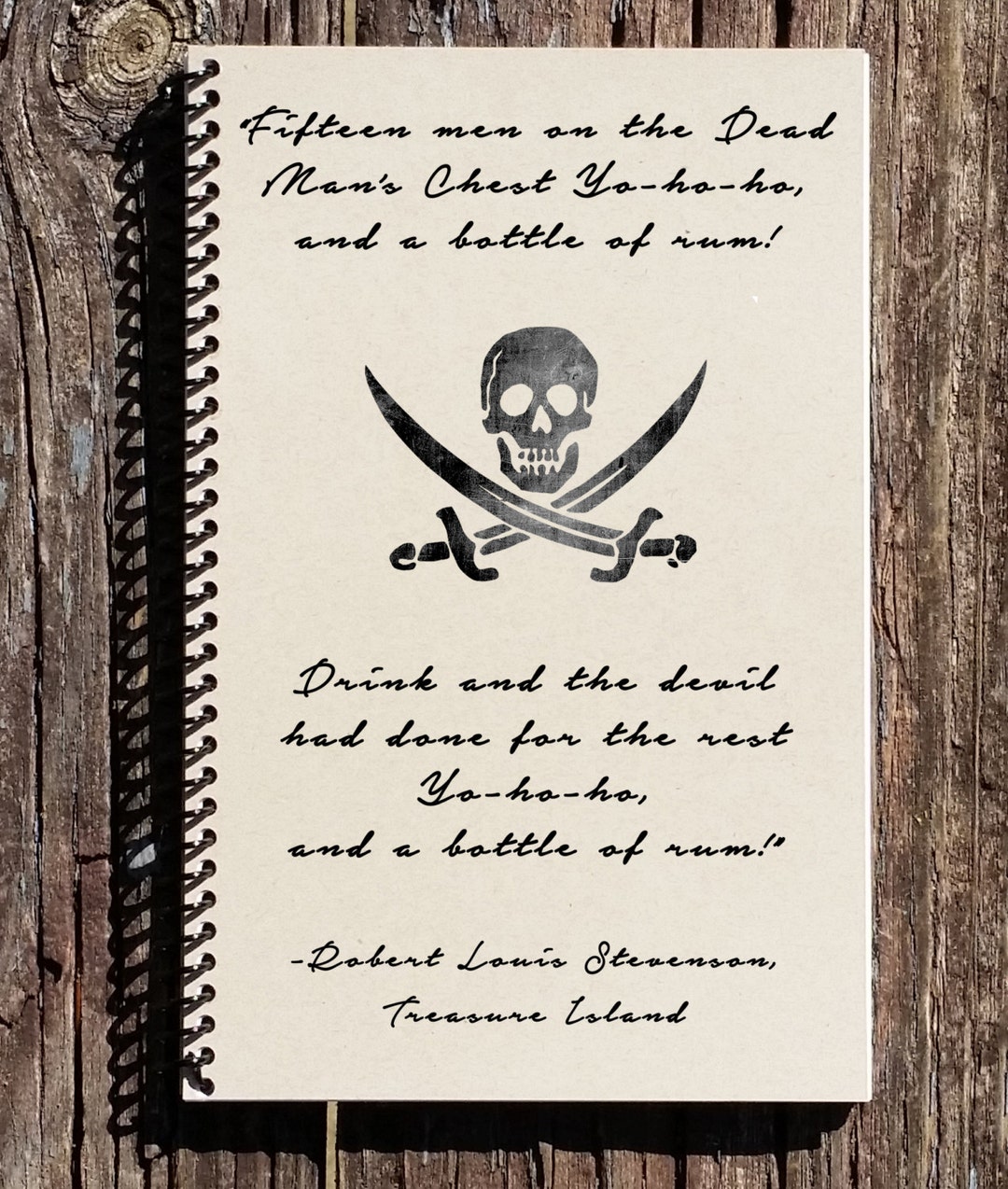 Pirate Spiral Notebook: Treasure Island Journal - Etsy