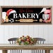 Mrs Claus Bakery Sign, Christmas Kitchen Print, Gingerbread Bakery ...