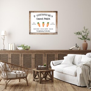 P Cottontail Carrot Farm, Easter Poster, Easter Decoration, Peter ...