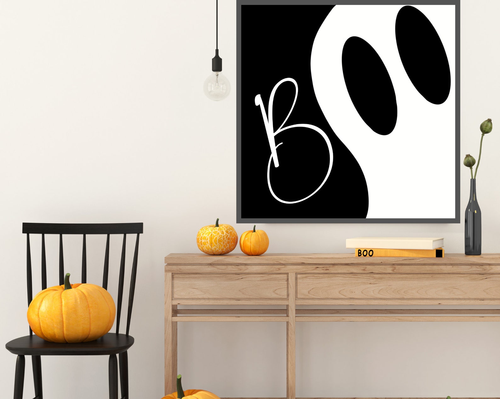 Ghost Print, Boo Sign, Ghost Sign, Halloween Sign, Halloween Decor ...