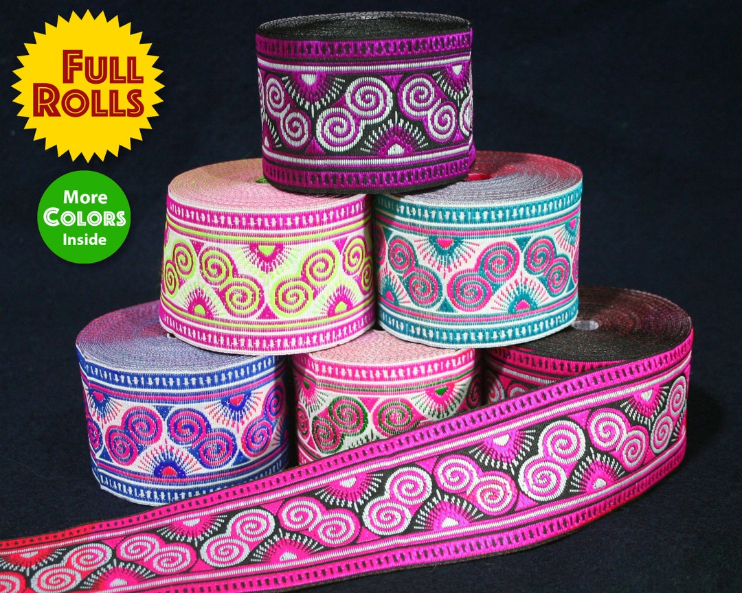 5cm • Full Roll (6 Meters) • MORE COLORS Inside - Hmong Pattern ...