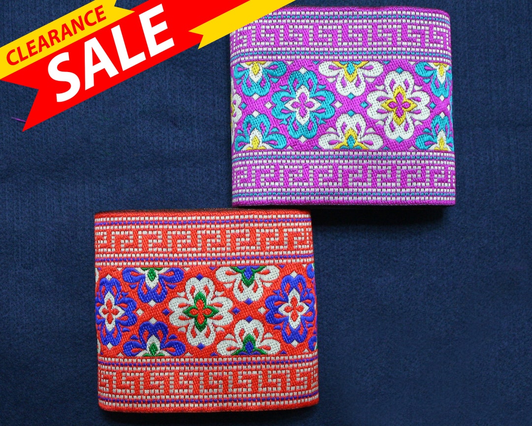 Clearance Sale • 5 -or- 6 Meters • 10 Cm Purple/orange/white/blue ...