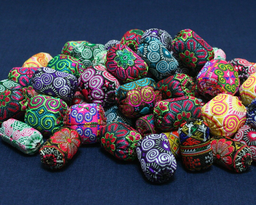 Pack of 20 • 2-3 Cm Handmade Mix Colors Hmong Ribbon Balls - Etsy