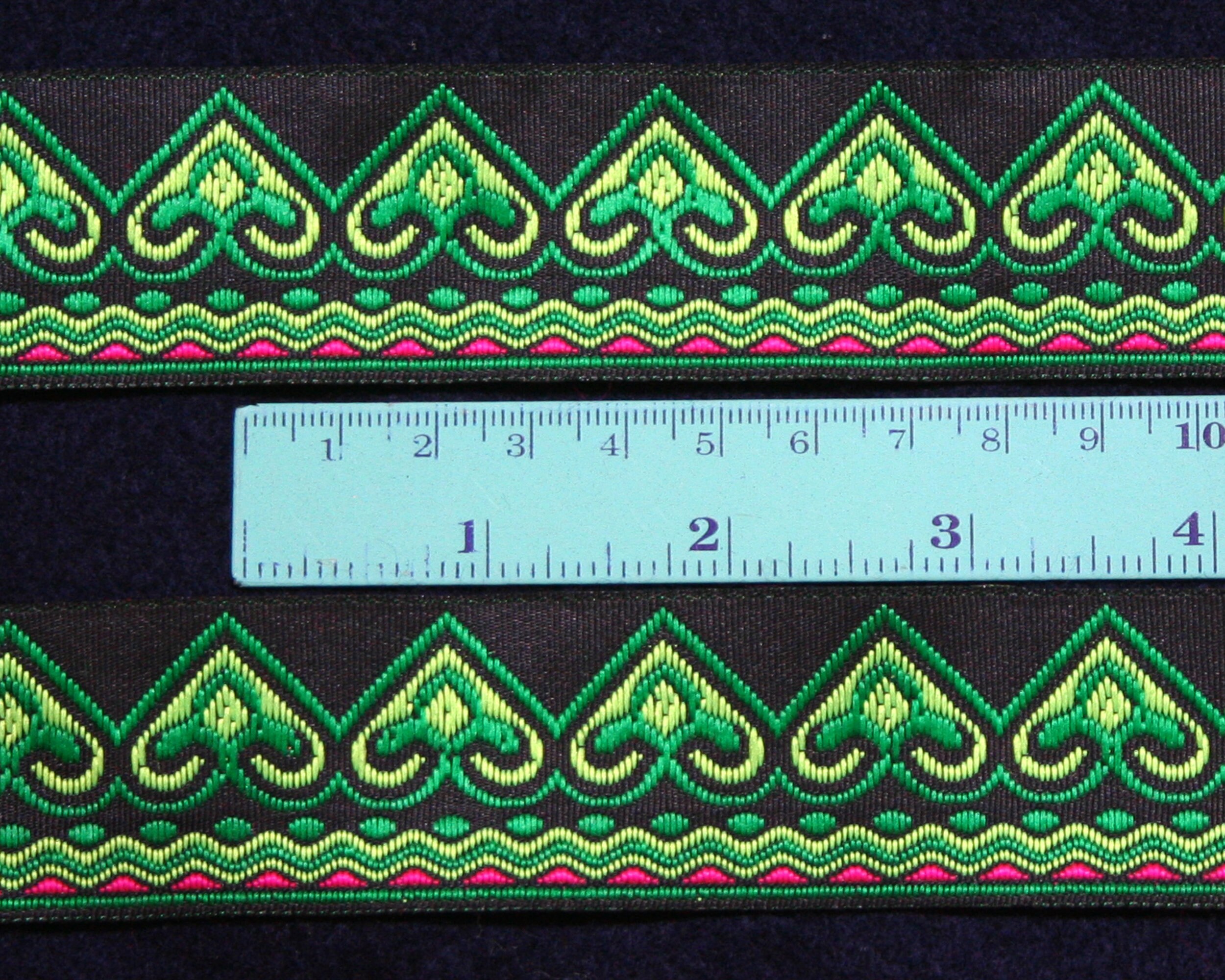 3cm Hmong Ribbon Full Roll is AVAILABLE Green/pink - Etsy