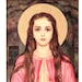 Saint Philomena, Custom Icon, Oil Painting, Hand Painted Icon, Orthodox ...