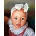 Custom baby portrait Oil Portrait Baby painting family | Etsy