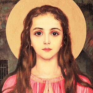 Saint Philomena, Custom Icon, Oil Painting, Hand Painted Icon, Orthodox ...