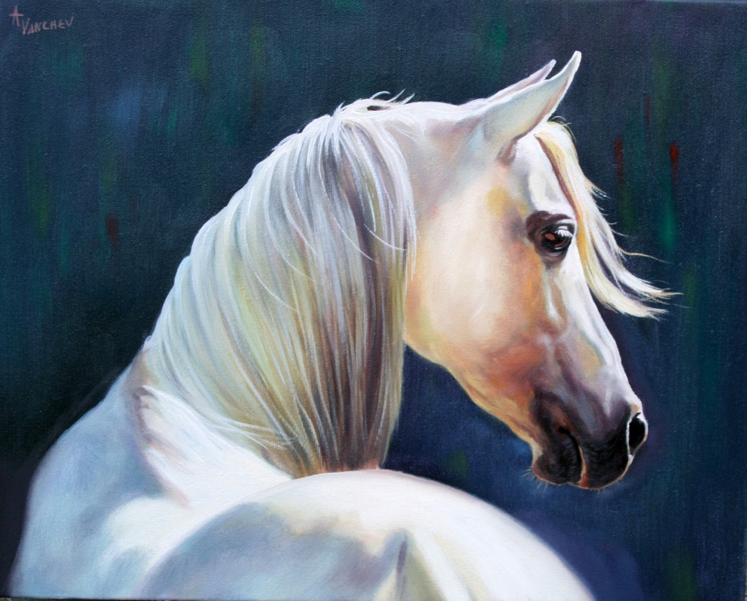 Custom Horse Painting, Oil Portrait,custom Portrait,portrait From Photo ...