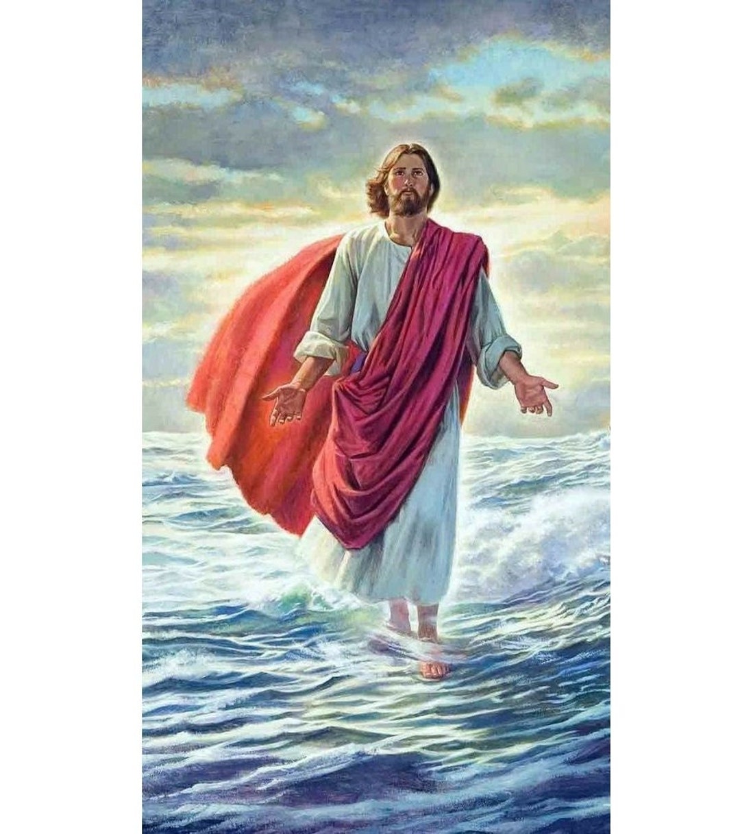 Jesus Christ, Icon, Painted Icon,catholic, Christian, Oil Painting ...