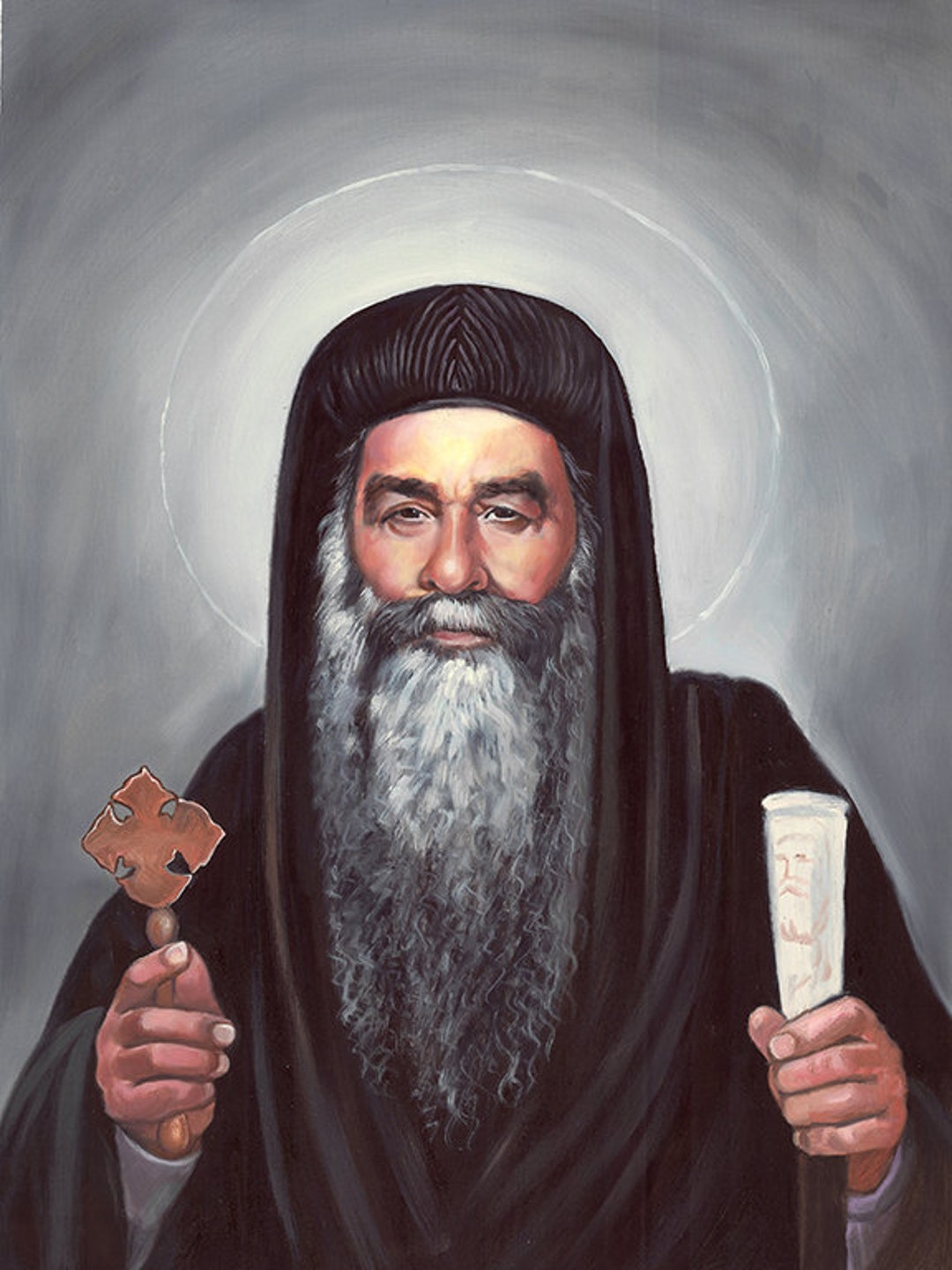 Icon, Pope Cyril VI of Alexandria, Painting, Orthodox, Pope Kyrillos ...