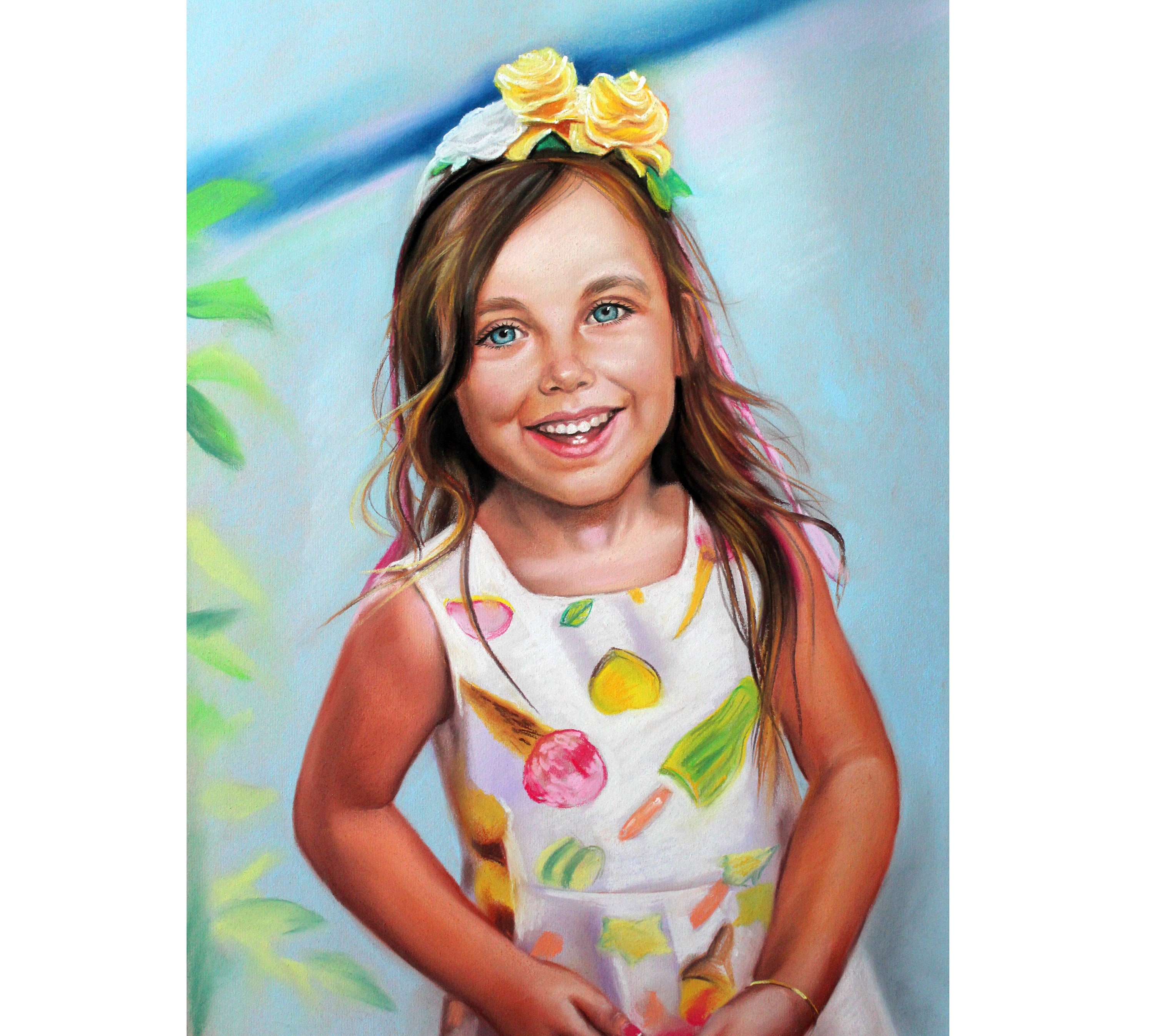 Oil Portrait Girl Portrait Custom Portrait Portrait From - Etsy UK