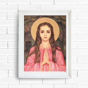Saint Philomena, Custom Icon, Oil Painting, Hand Painted Icon, Orthodox ...