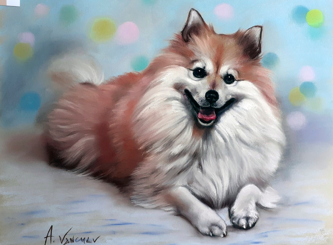 Dog Portrait, Oil Painting, Custom Pet Portrait, Original, Animal ...