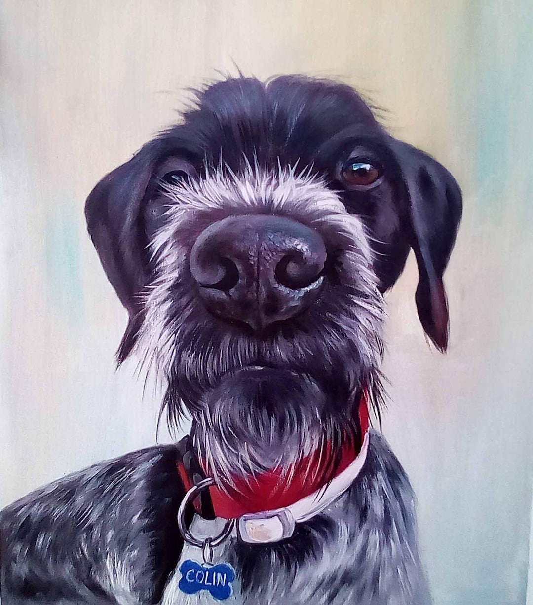 Dog Portrait, Oil Painting, Custom Pet Portrait, Original, Animal ...