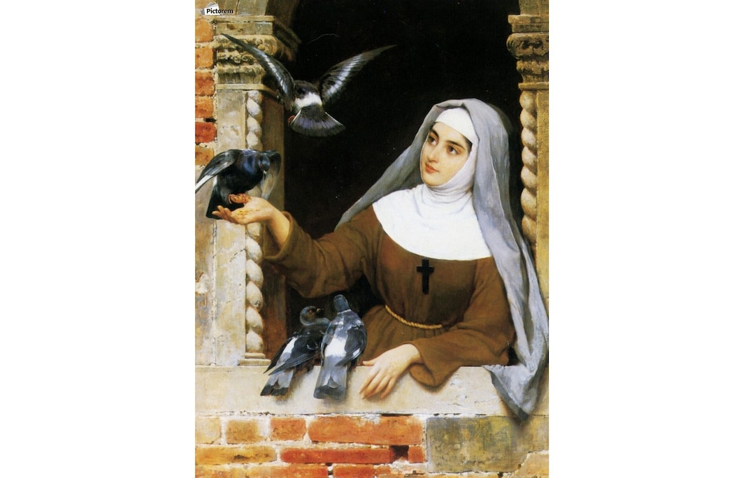 Custom Nun Icon, Nun Painting, Religious, Christian Gift, Hand Painted ...