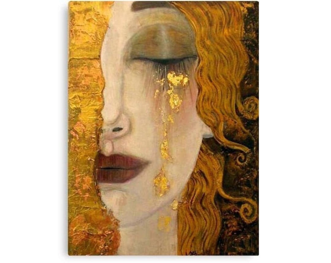 Golden Tears, Replica, Gustav Klimt, Oil Painting, Reproduction ,oil on ...