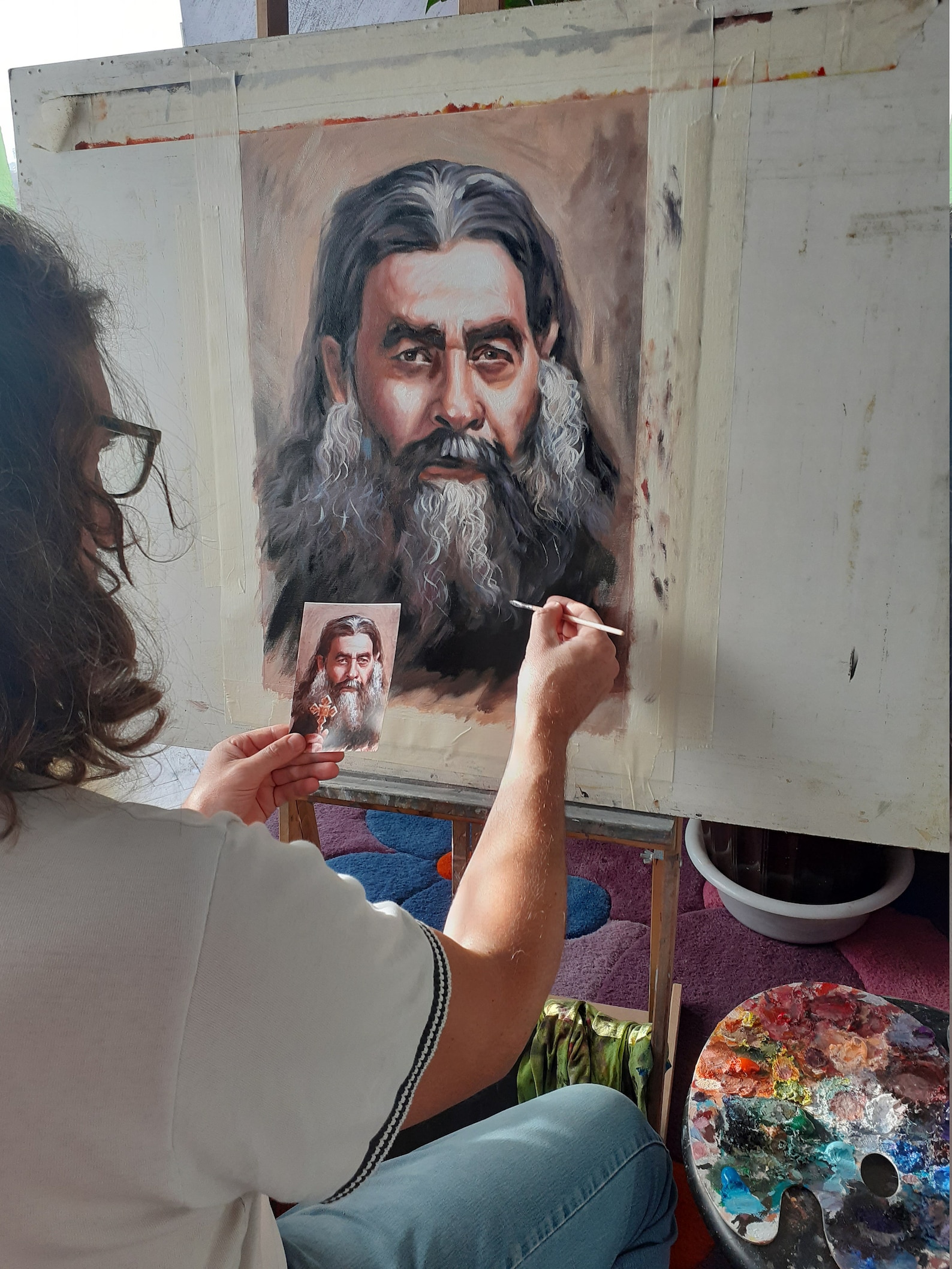 Icon Pope Cyril VI of Alexandria Painting Orthodox Pope - Etsy