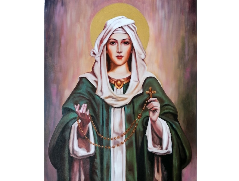 Virgin Mary Iconpainting Holy Mother Santa Maria Hand - Etsy