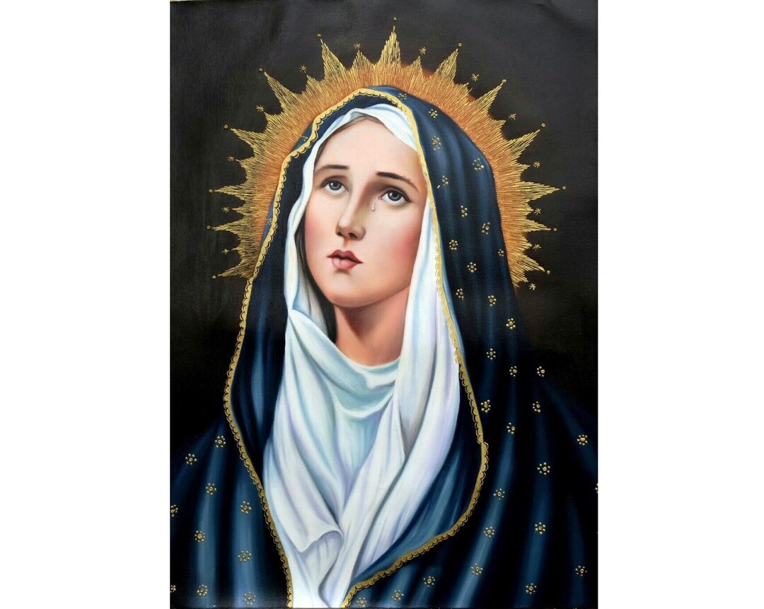 Holy Mother, Painting, Our Lady of Sorrows, Santa Maria, Virgin Mary ...