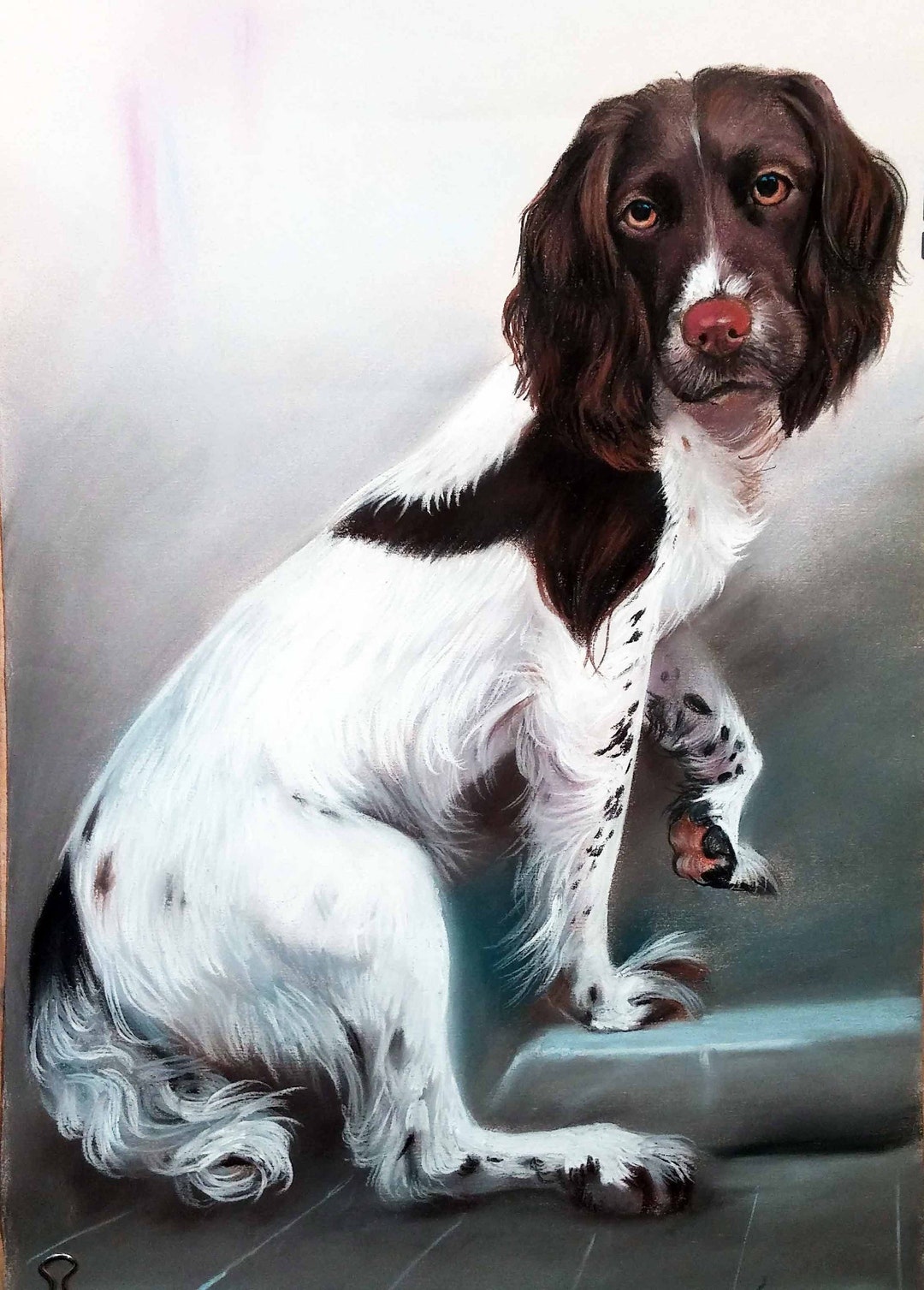 Custom Dog Portrait, Setter, Original Painting, Dog Art, Animal ...