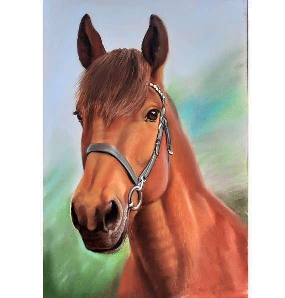 Custom Horse Painting Oil Portraitcustom Portraitportrait | Etsy